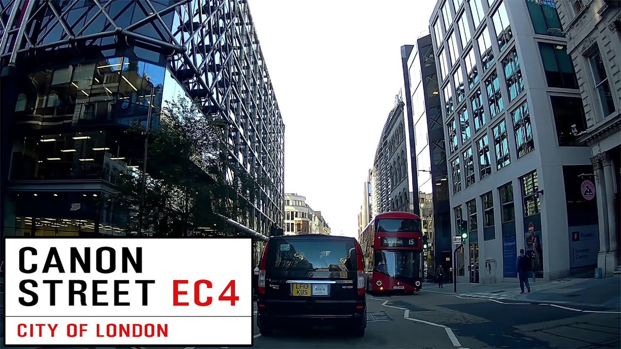 A Drive Through City of London EC4 - YouTube
