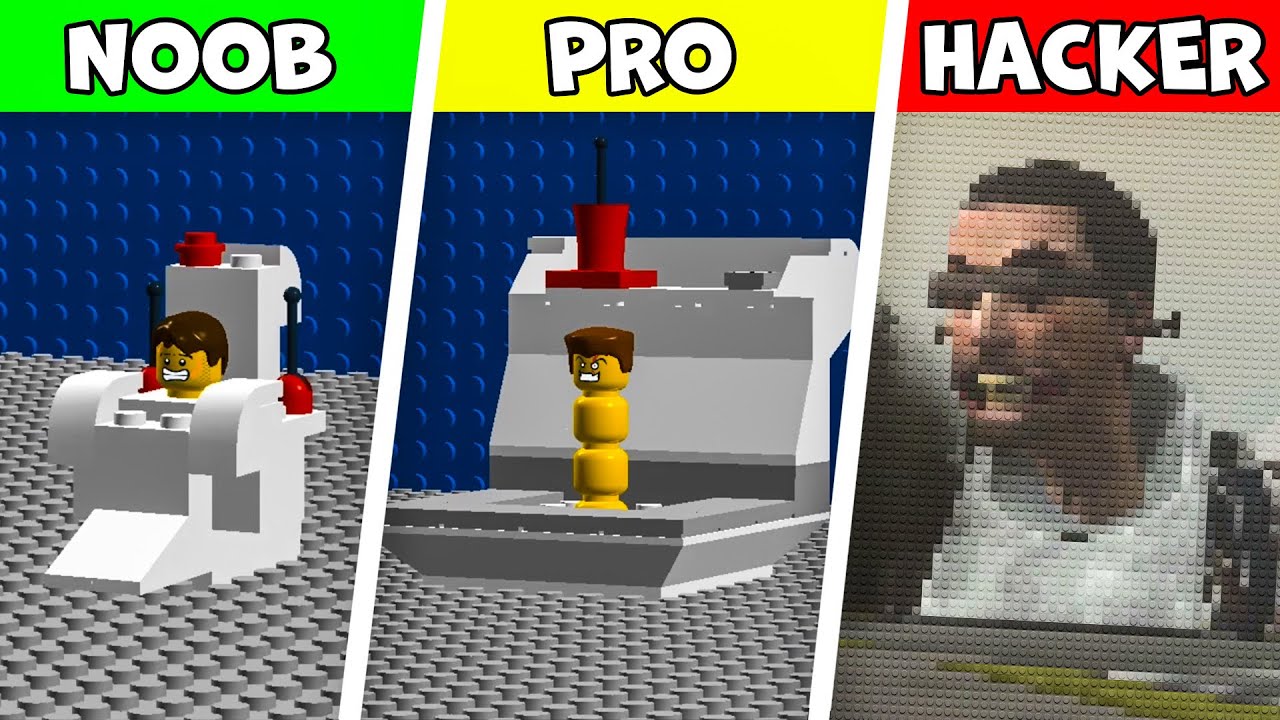 LEGO Skibidi Toilet: Noob, Pro, HACKER!| Skibidi Toilet - YouTube