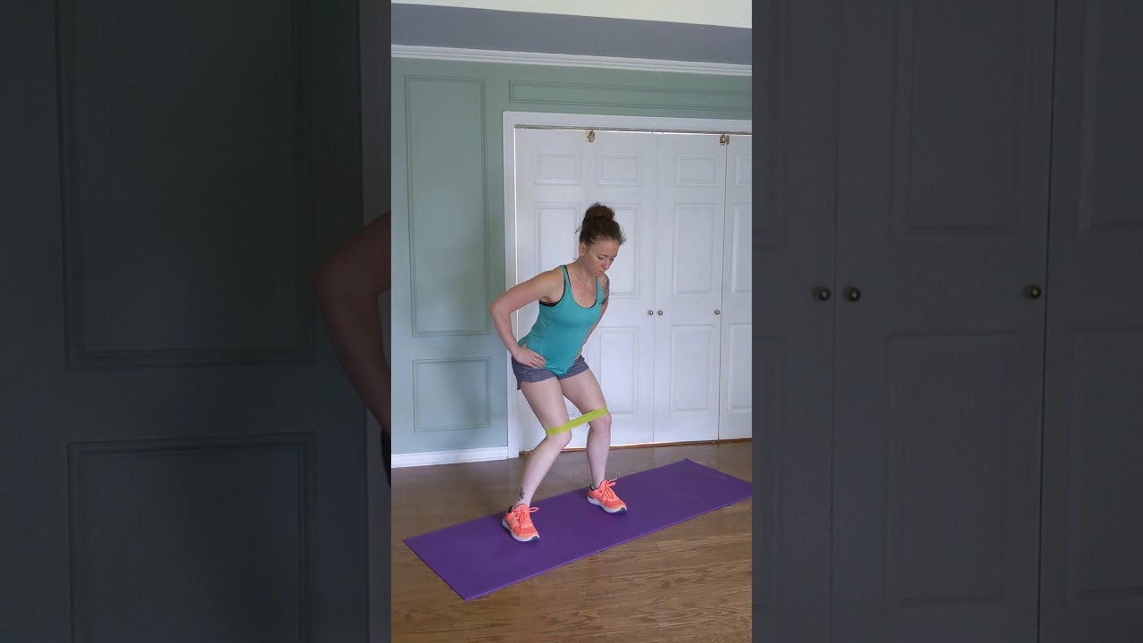Mini-band Hip Rotations - YouTube