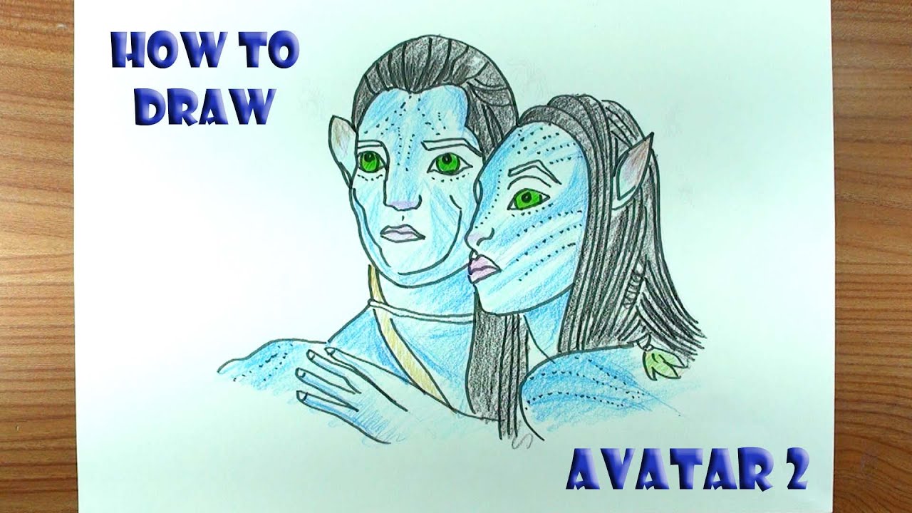 HOW TO DRAW AVATAR 2 DRAWING,DRAWING AVATAR #avatar #avatar2 #tutorial ...