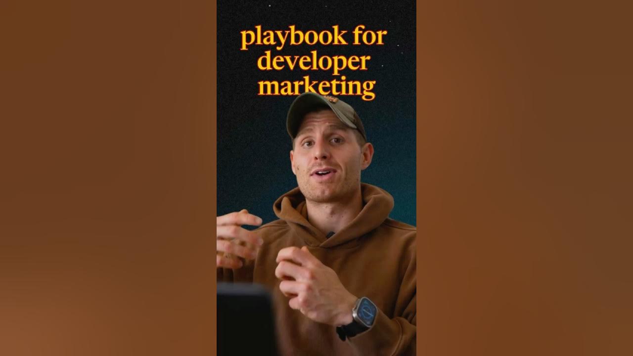 My playbook for developer marketing - YouTube