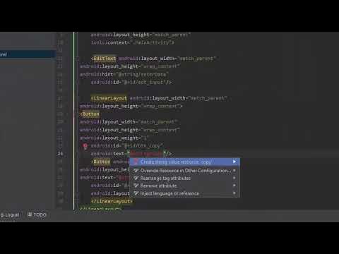 【ANDROID STUDIO】Copy and Clear Button - YouTube