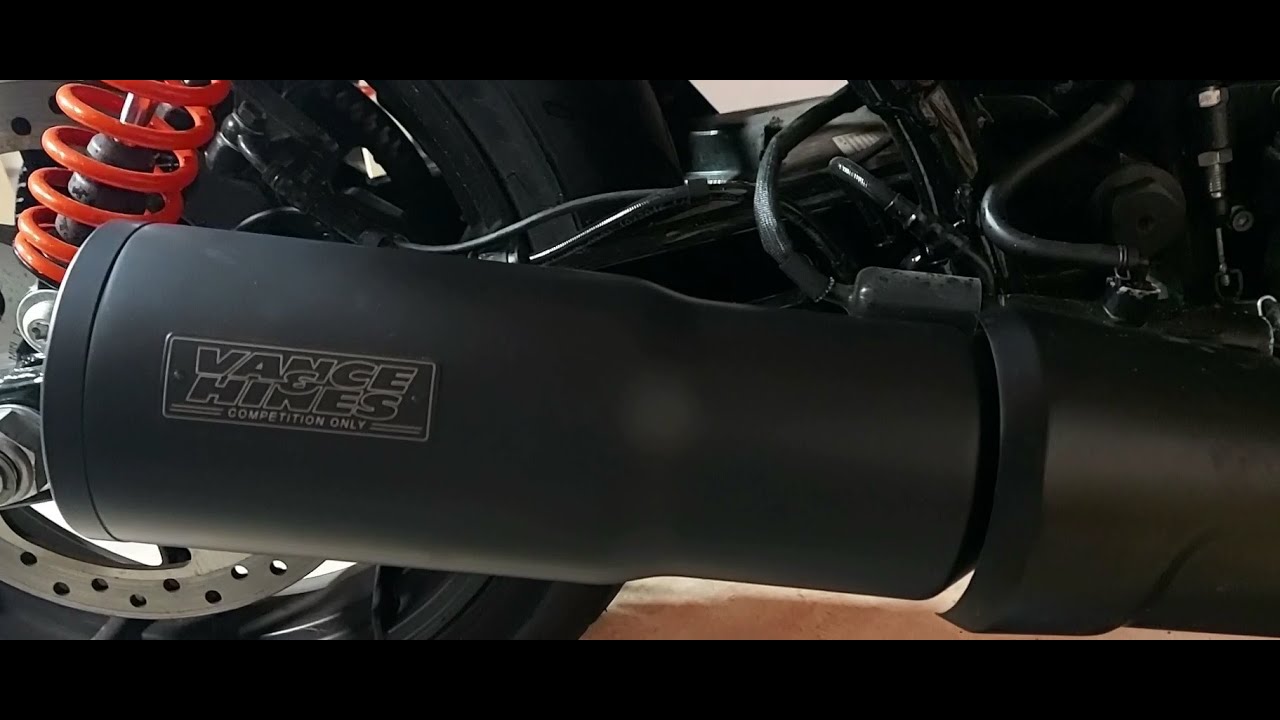 XG750A Street Road Vance and Hines Exhaust installation - YouTube