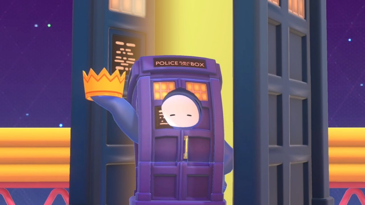 TARDIS - Into the TARDIS! celebration - Fall Guys / Doctor Who - YouTube