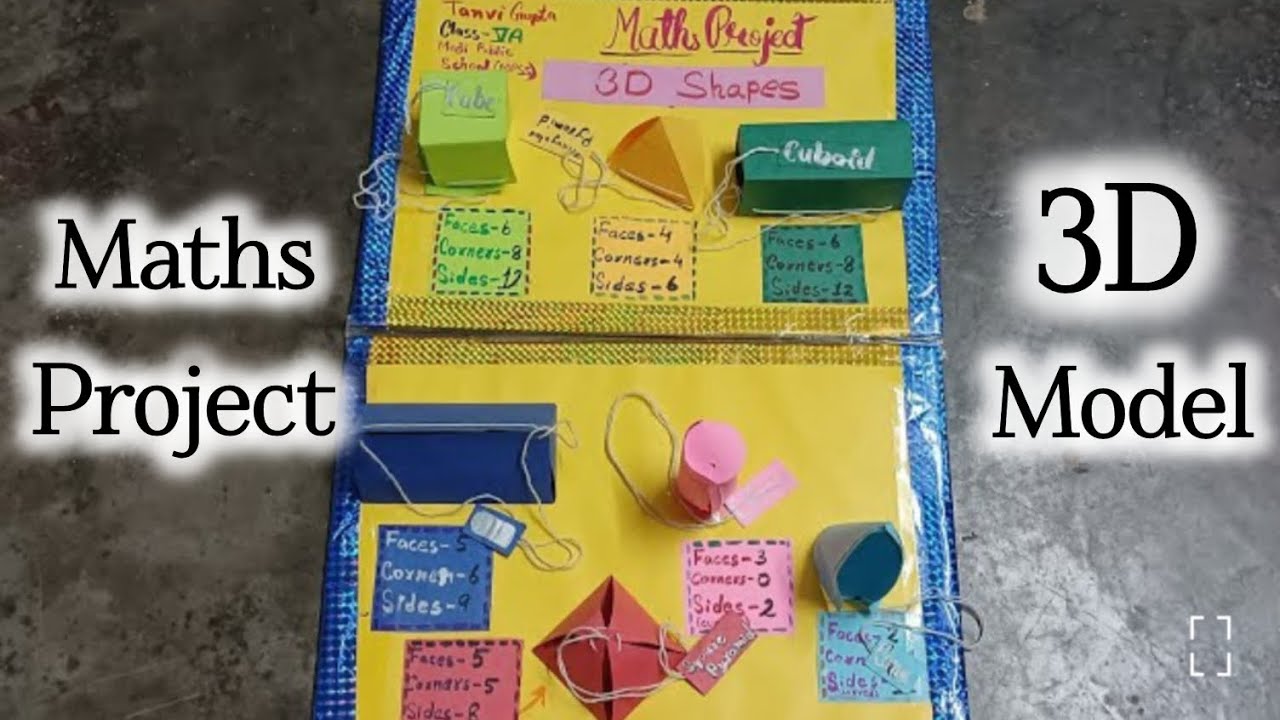 3D shapes out of paper using thread🧵😱😱😱. Made by Tanvi.#Tanvi's art and ...