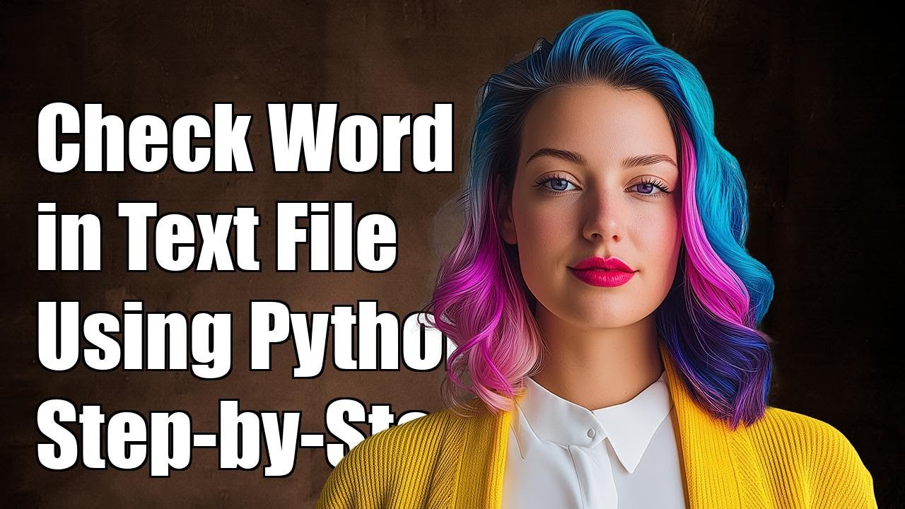 How To Check If A Word Exists In A Text File Using Python A Step By 5734
