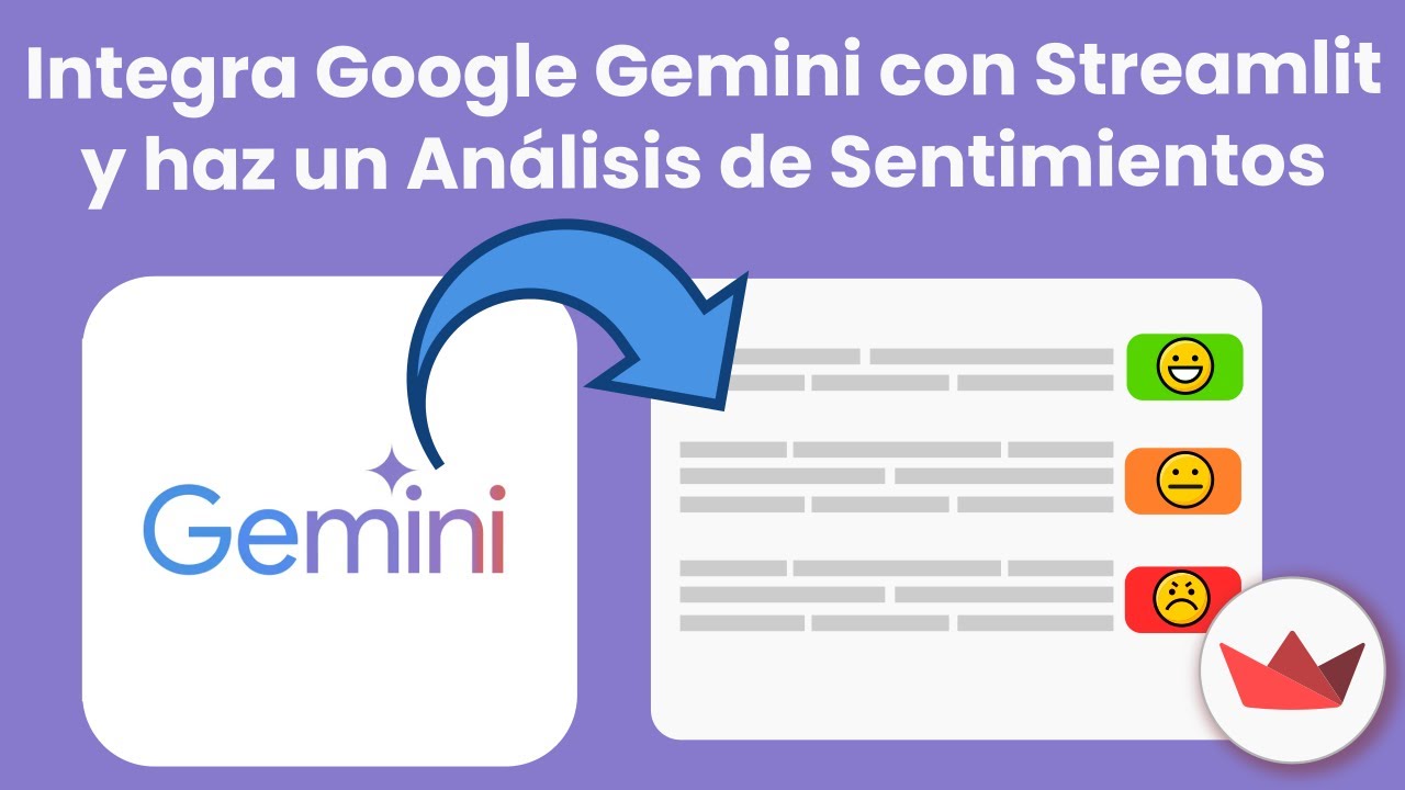 Integra Google Gemini con Streamlit en un Analizador de Sentimientos # ...
