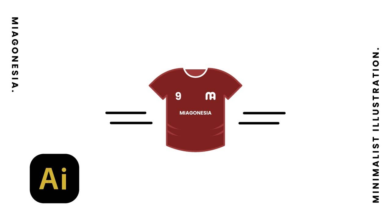 How to Draw a Soccer Jersey with a Simple Design I Minimalist ...