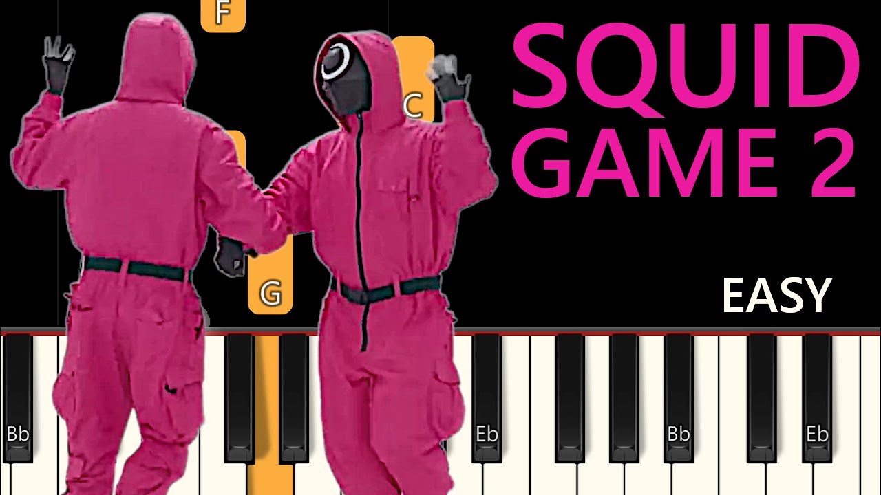 Mingle Game Song "Round and Round" Piano Tutorial | Easy Version (Squid Game 2) - YouTube