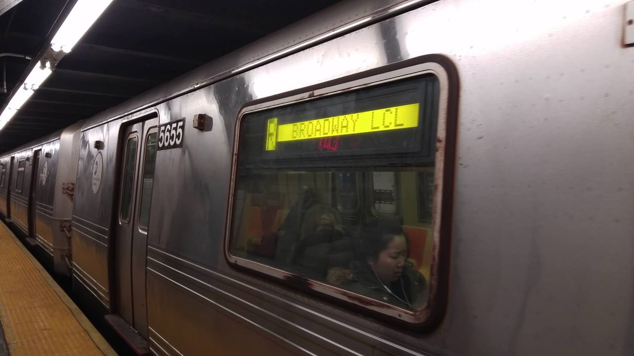 [4K HD] MTA BMT Subway: Bay Ridge-95th St Bound R46 (R) @ Rector Street ...