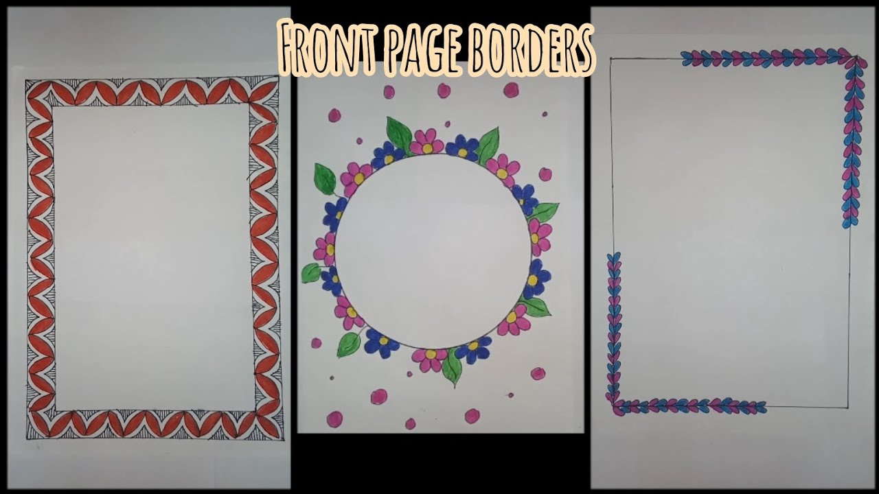 Simple Page Borders Designs For Kids