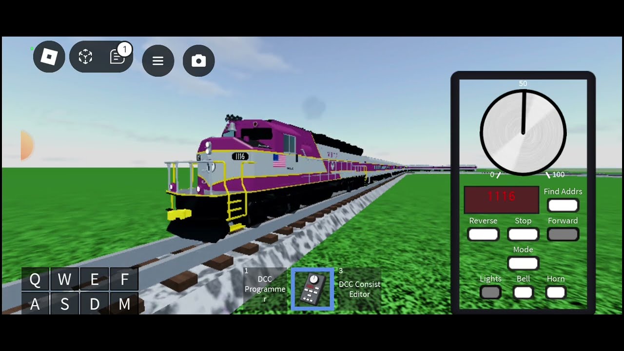 Train ro scale 18 amtrak - YouTube