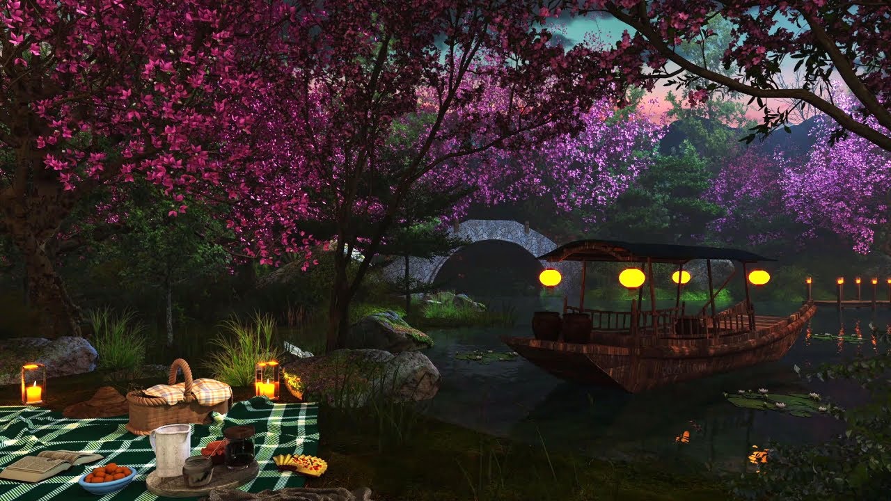 Relaxing Spring Ambience - Nature Sounds, Bird Life, Creek Sounds ...