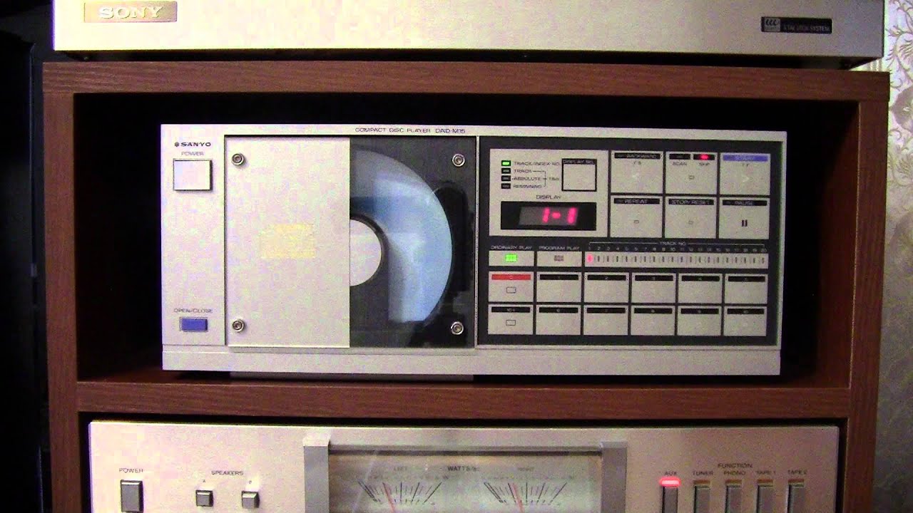 Sanyo DAD M15 High End CD Player - YouTube