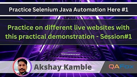 Practice Selenium Java Automation Here - YouTube