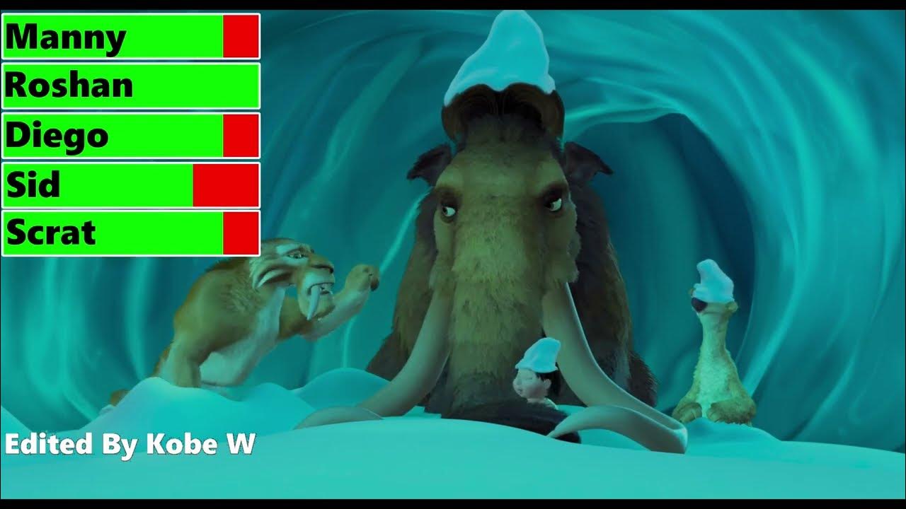 Ice Age (2002) Ice Slide Scene with healthbars - YouTube