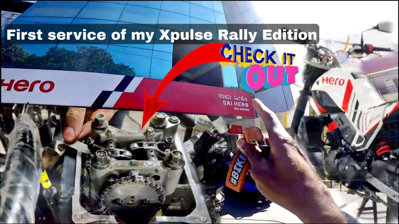 XPULSE RALLY EDITION FIRST SERVICE - SERVICE COST 😱😱 ?? IS IT WORTH IT ...