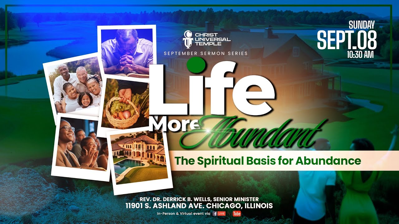 Rev. Derrick B. Wells - Sunday Service"The Spiritual Basis for ...