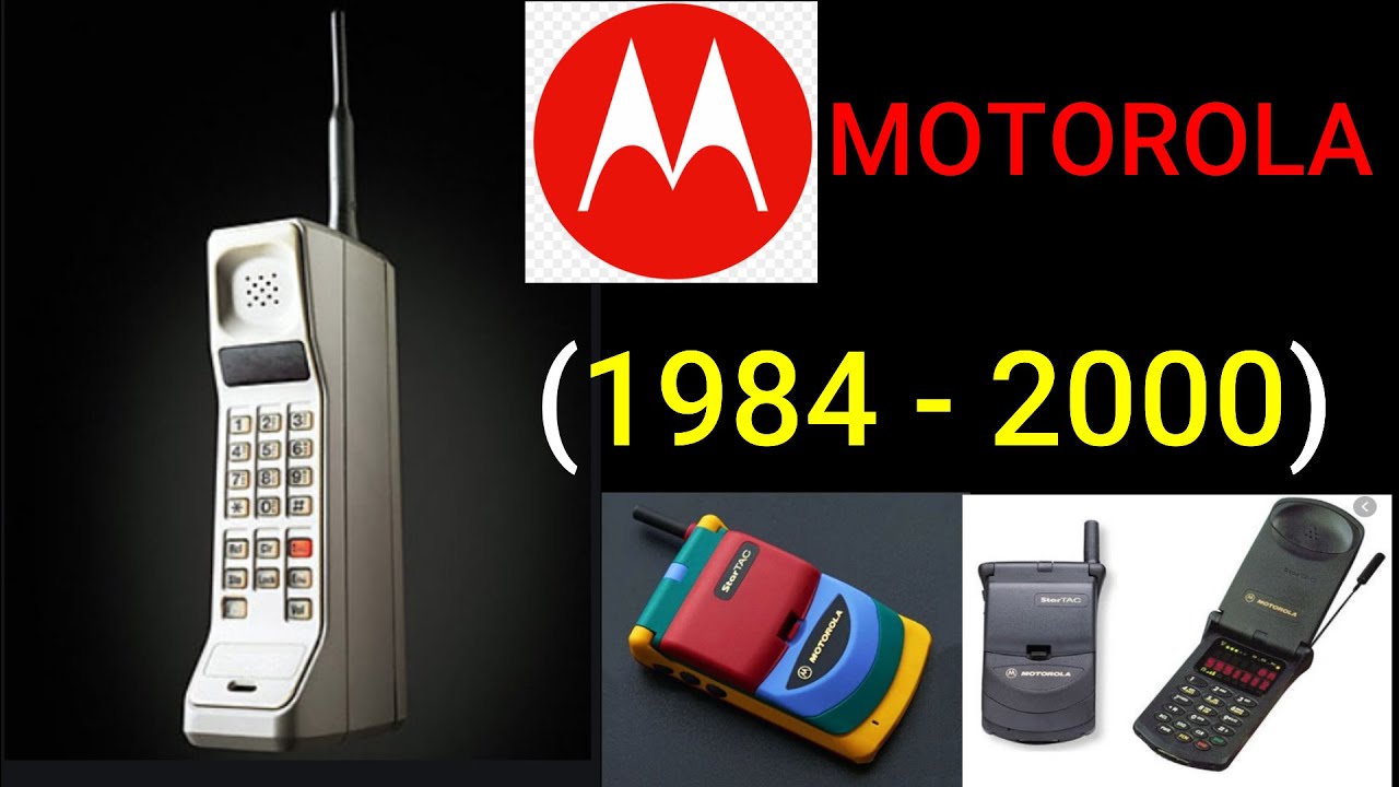 MOTOROLA Phones Evolution Since ( 1984 - 2000 ) - YouTube