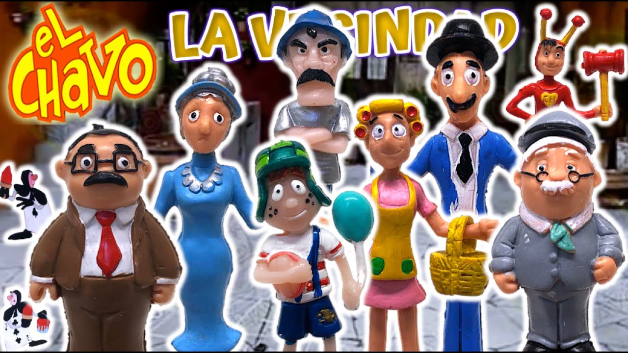 LA VECINDAD del CHAVO del 8 | Colección Completa de Figuras Bootleg ...