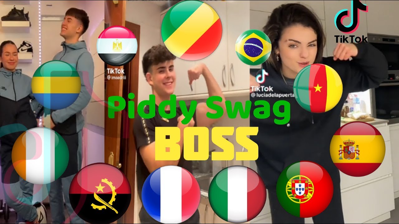 Boss Tik Tok Trend challenge Piddy Swag Best Compilation - YouTube