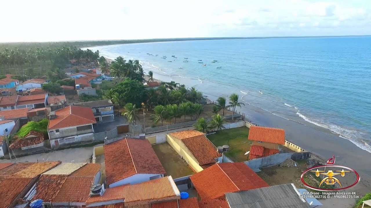 Praia do Pontal do Peba Piaçabuçu - Alagoas Brasil - DJI Phantom 3 4K ...