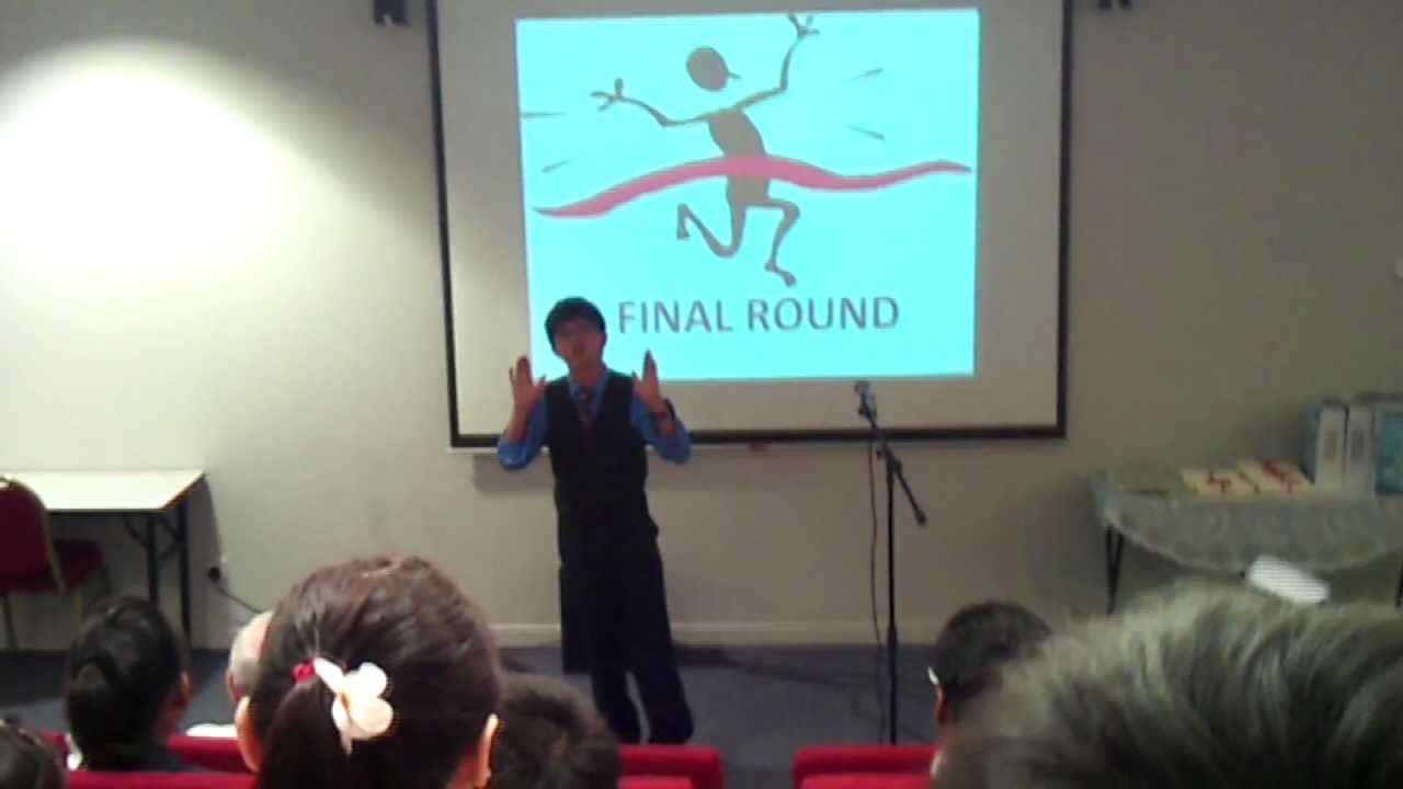 Public speaking final round - YouTube