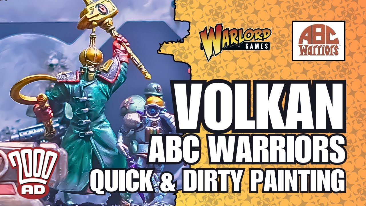 Tabletop Ready ABC Warriors - Volgan Volkhan by 2000 AD and Warlord ...