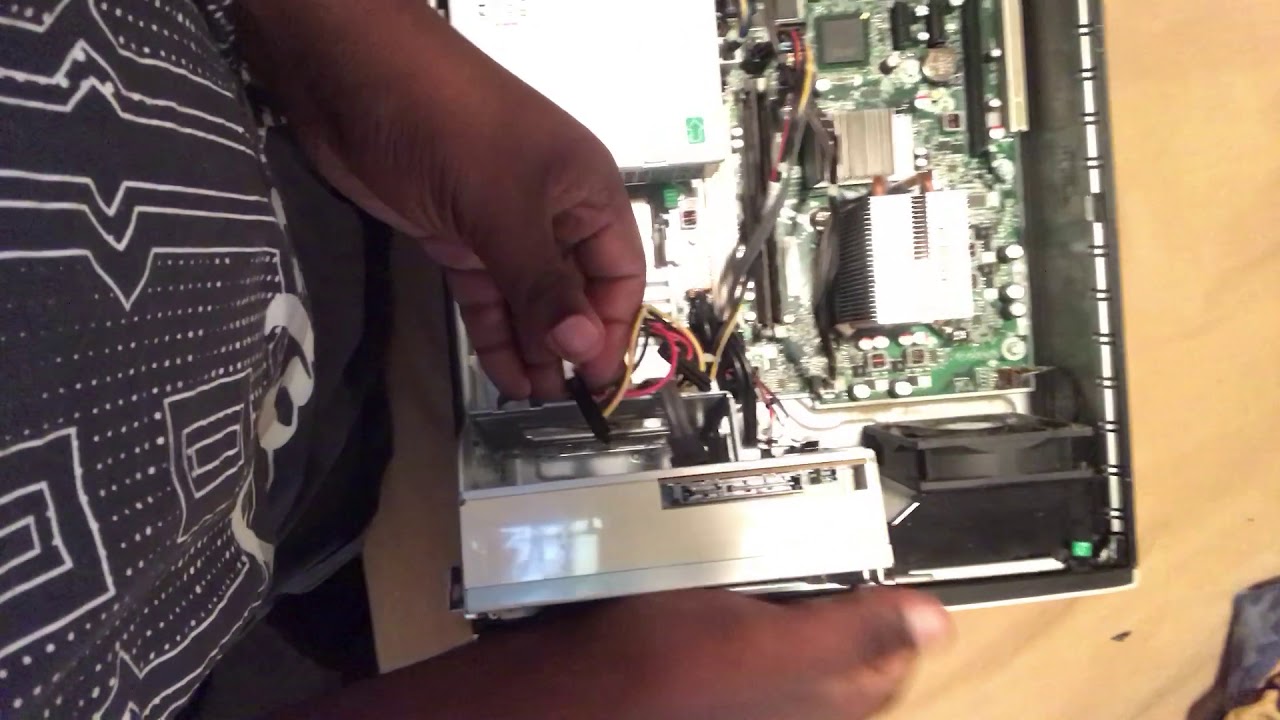 DVD/CD drive installation - YouTube