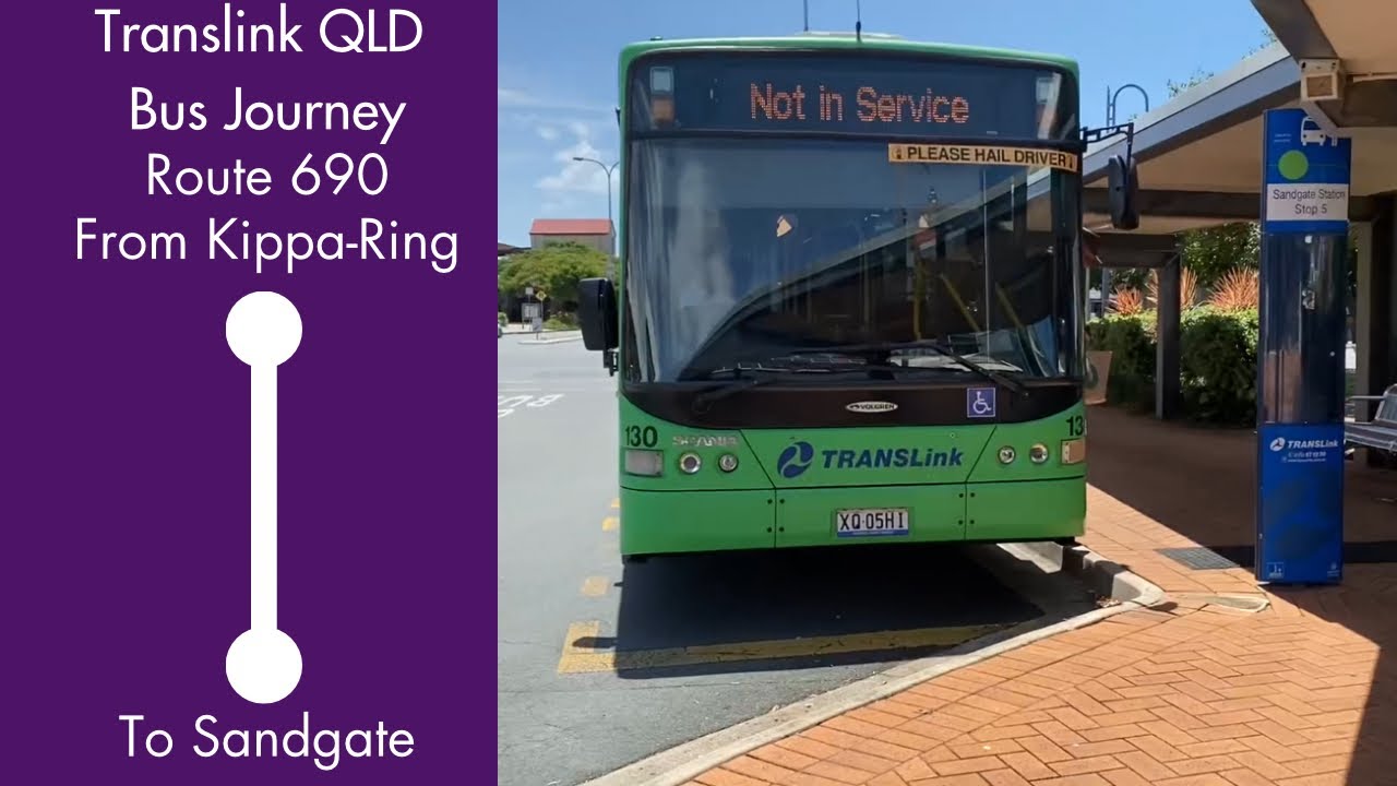 Translink QLD Bus Journey - Route 690 From Kippa-Ring To Sandgate - YouTube
