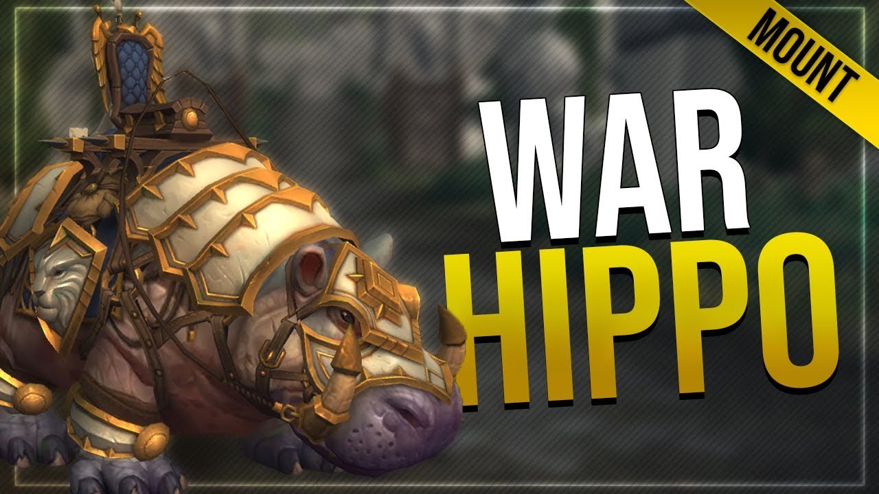 Vicious War Hippo Alliance PvP Mount | In-game Preview | Battle for ...