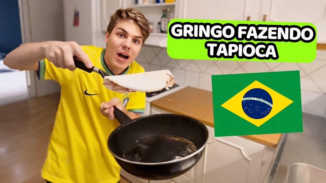 GRINGO FAZENDO TAPIOCA PELA PRIMEIRA VEZ! - YouTube
