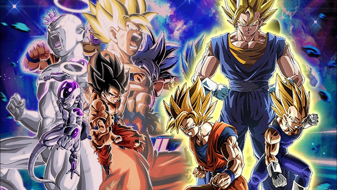 INT LR Super Vegito Takes on Goku & Freeza (DBZ: Dokkan Battle) - YouTube