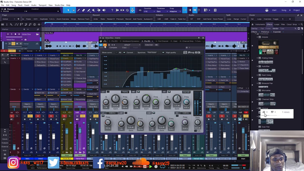 Mixing With Stock Plugins By (DoubleKBeats) - YouTube