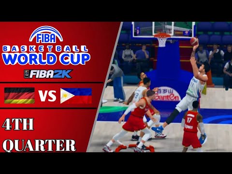 Gilas Pilipinas vs Germany - 4Q | FIBA WORLD CUP | September 10, 2023 | FIBA2K SIMULATION GAME # ...