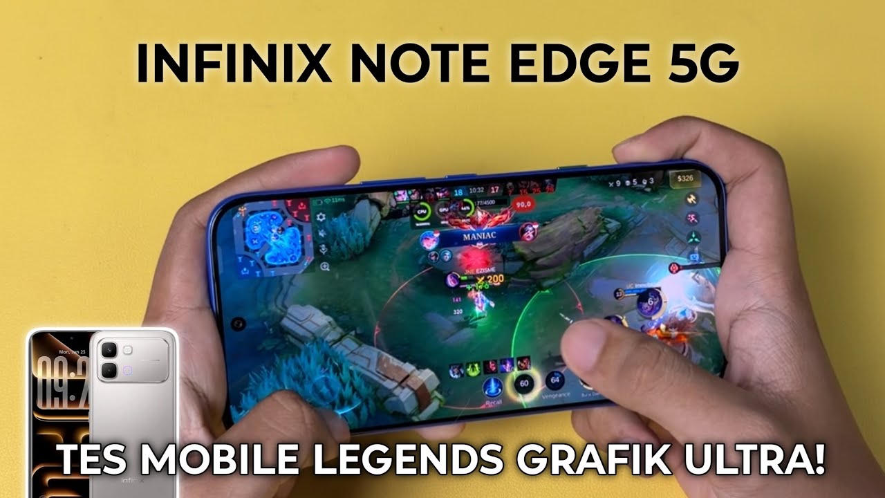 DIMENSITY 7100! Tes Main Mobile Legends di Infinix Note Edge 5G - Tes ...