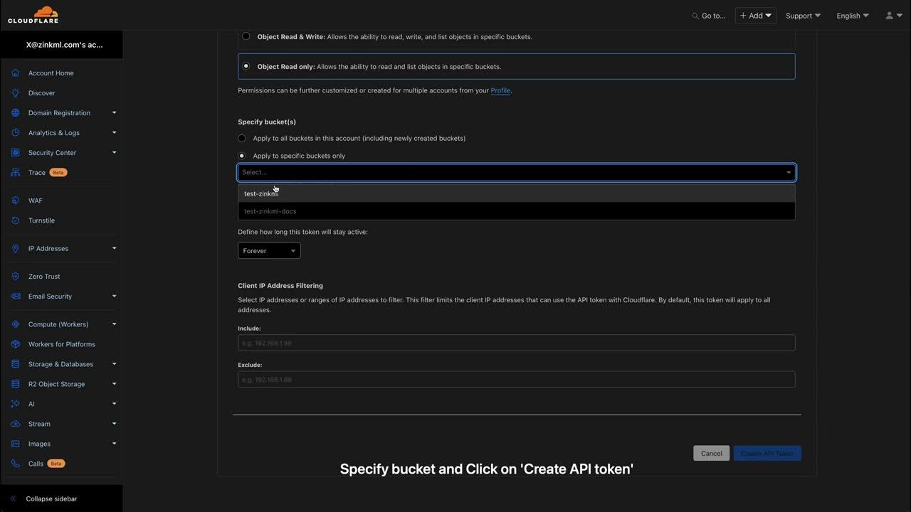 ZinkML: How to configure Cloudflare to work as cloud data connector with ZinkML Platform - YouTube