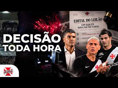 FUNIL APERTA! VASCO PODE VIR MEXIDO AMANHÃ, LEILÃO TEM PASSO DECISIVO E BASTIDORES SEGUEM QUENTES!