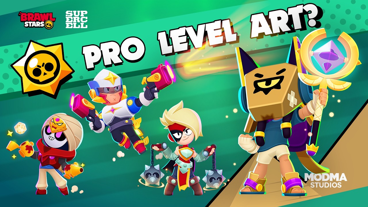 3D Modeling, Texturing & Rendering Video | Brawl Stars | Modma Studios ...