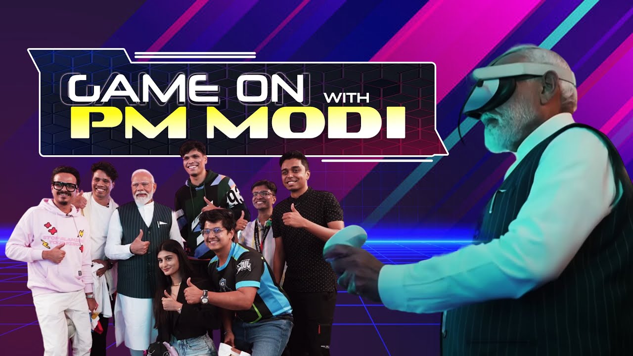 PM Modi’s interesting and engaging interaction with India’s Top gamers ...
