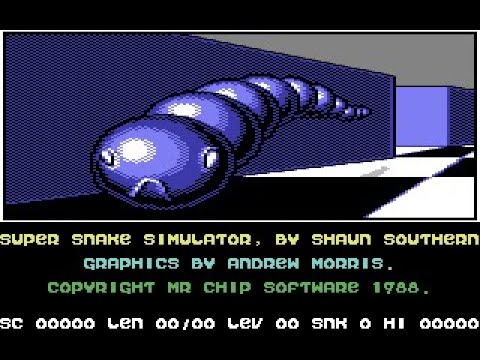 Super Snake Simulator Review for the Commodore 64 by John Gage - YouTube