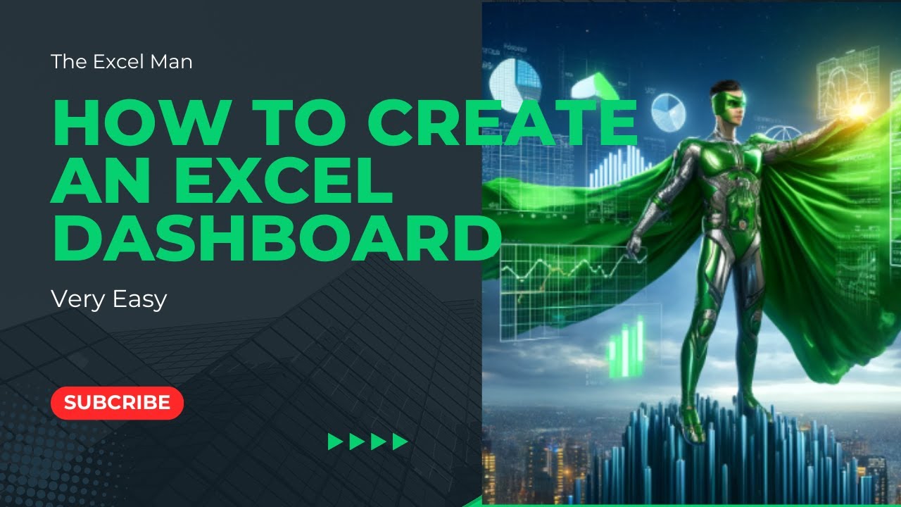 Mastering Excel Create An Automated Dashboard From Scratch Youtube