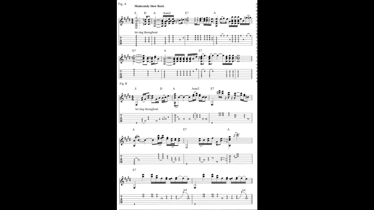 PEARL JAM GTR TABS EVEN FLOW, BLACK, ONCE - YouTube
