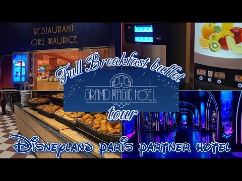 Grand Magic Hotel | Breakfast buffet tour | ALL options | Disneyland Paris
