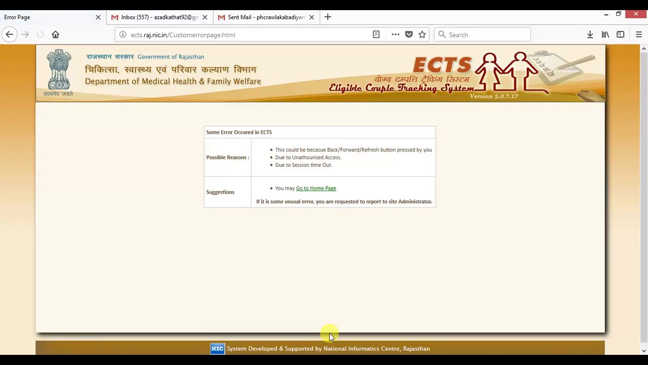 #ECTS_Rajasthan login portal work #ECTS_USE_ONLINE - YouTube