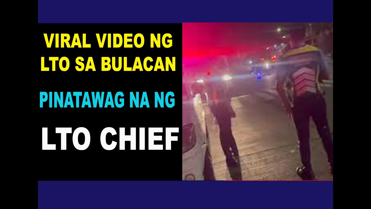 APAT NA LTO ENFORCERS SA BULACAN NA DIUMANO NANGOTONG NG 8K PINATAWAG ...
