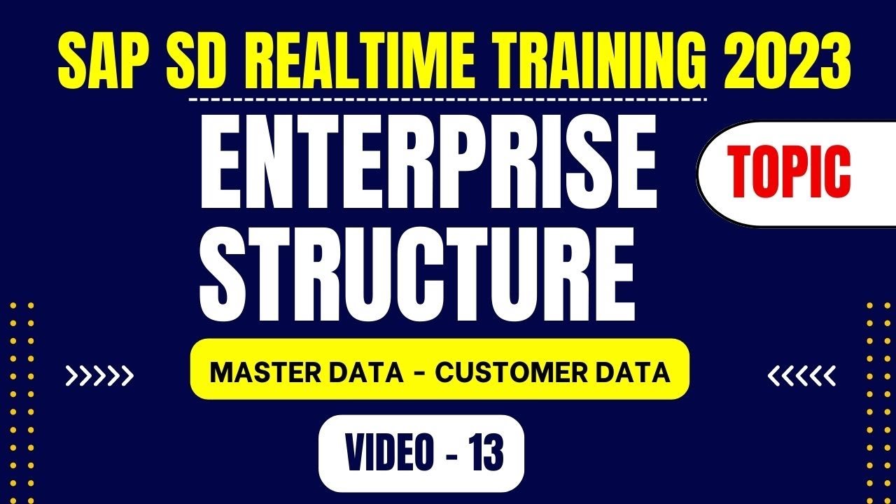 SAP SD || Master Data - Customer Master Video 13 || SAP SD Realtime ...