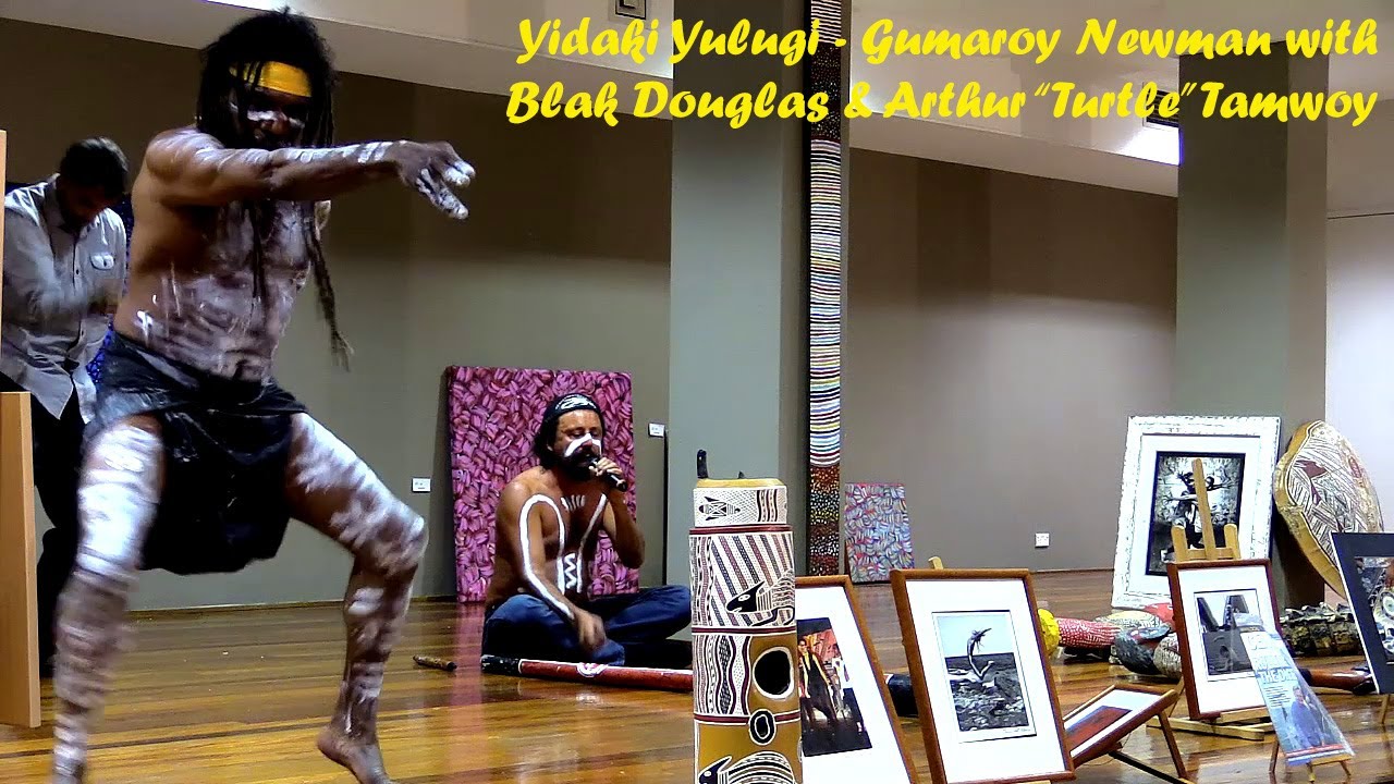 Yidaki Yulugi Gumaroy Newman with Blak Douglas, Leon Burchill & Arthur ...