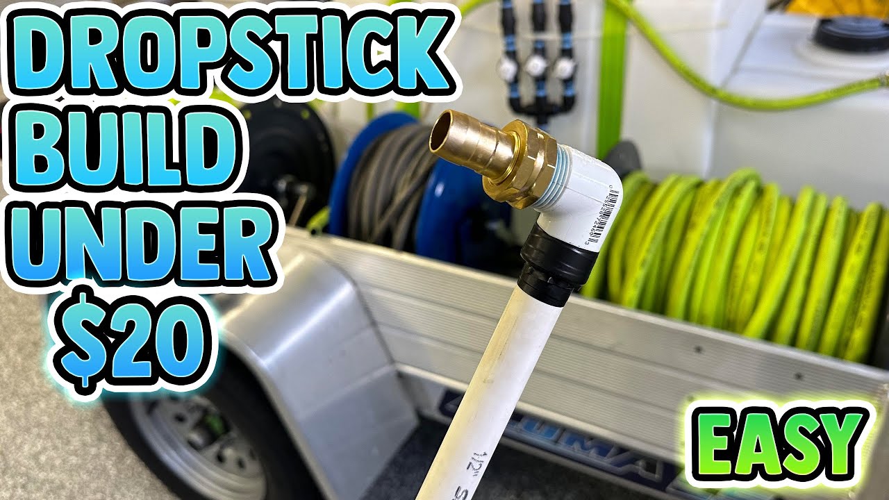 How To Make A Drop Stick For Soft Washing/Pressure Washing (Under $20 ...