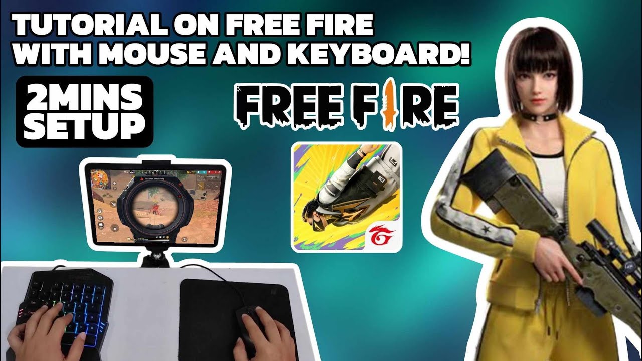 FREE FIRE WITH MOUSE AND KEYBOARD TUTORIAL FOR ANDROID AND iOS ...